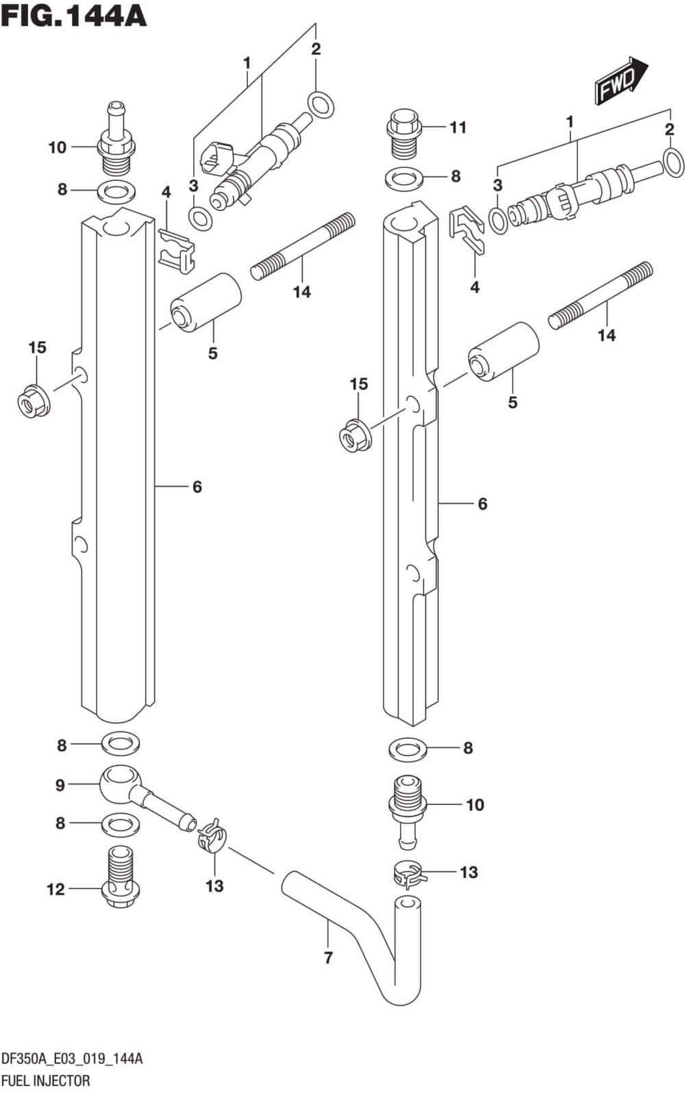 Fuel Injector | 2539 | Precision Marine