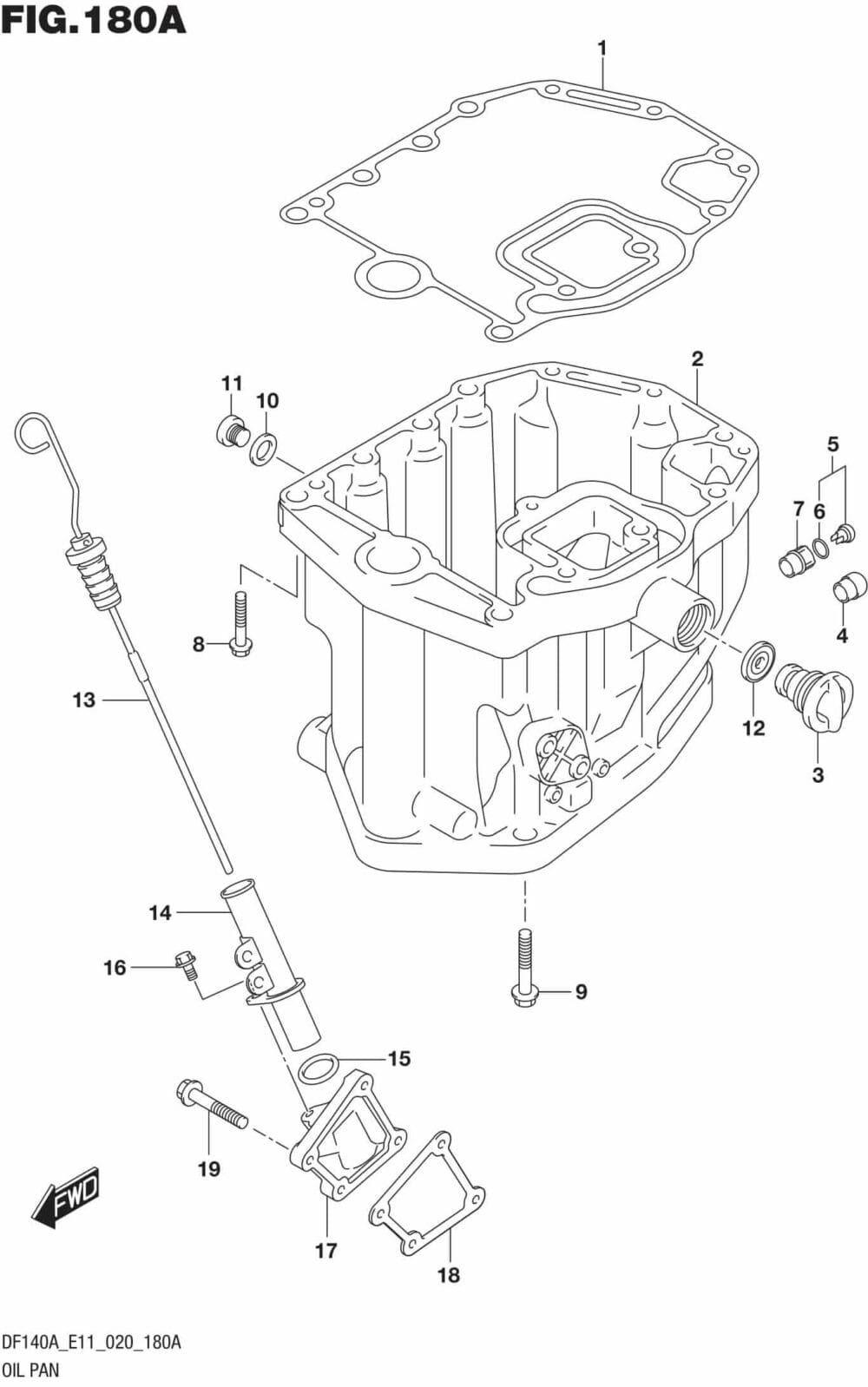 Oil Pan | 33601 | Precision Marine