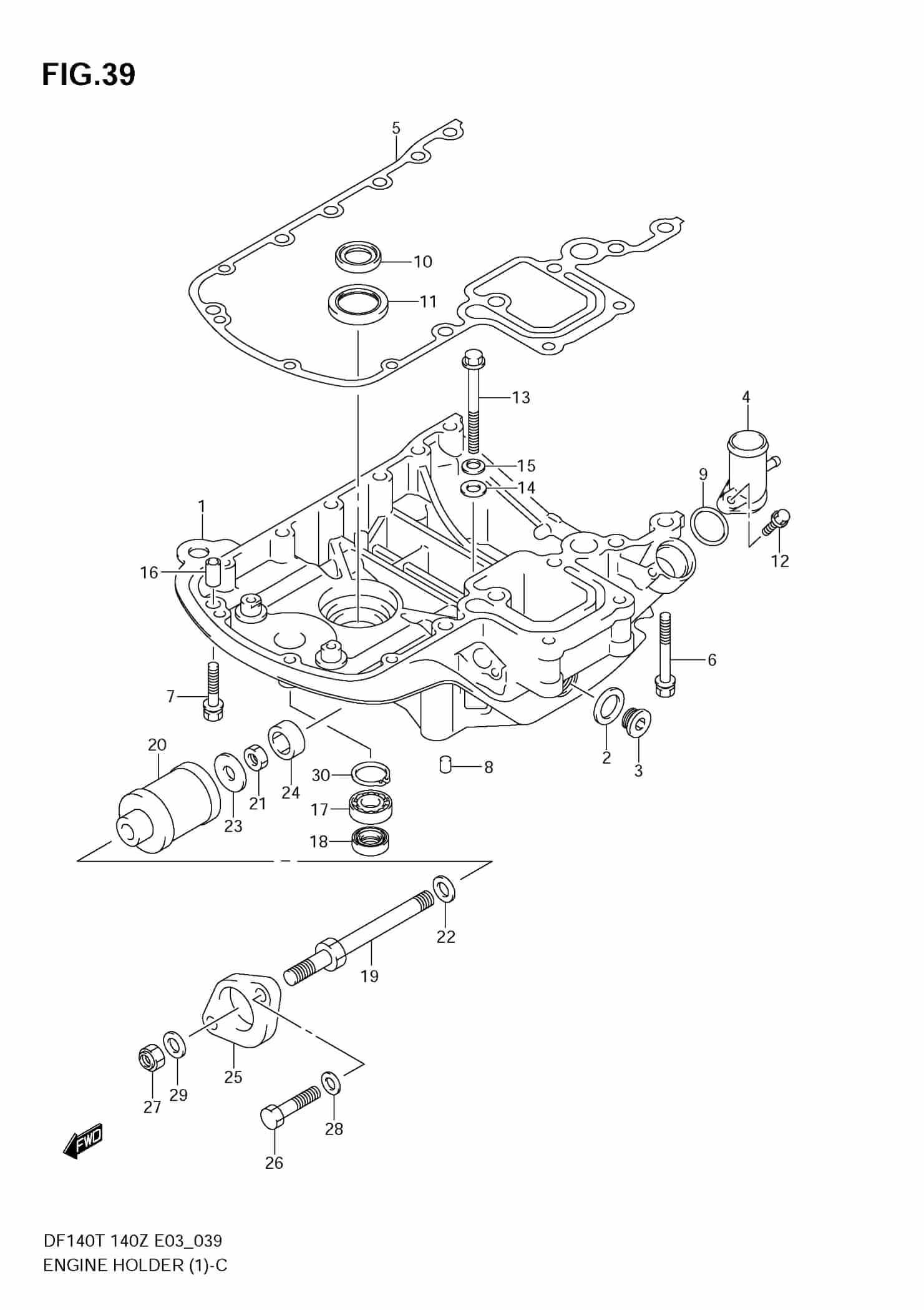 Engine Holder - Precision Marine