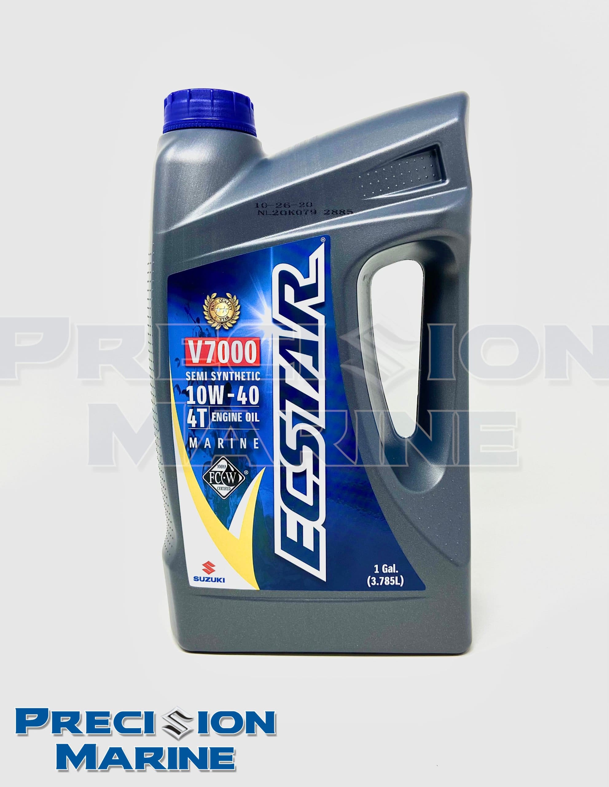 ECSTAR V7000 Engine Oil SAE 10W-40 GALLON - Precision Marine