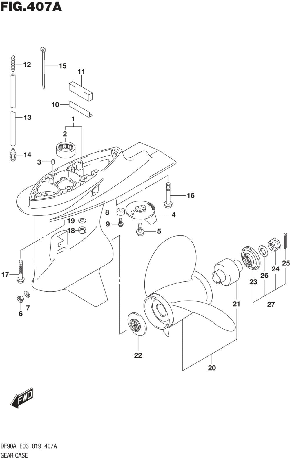 Gear Case | 50447 | Precision Marine