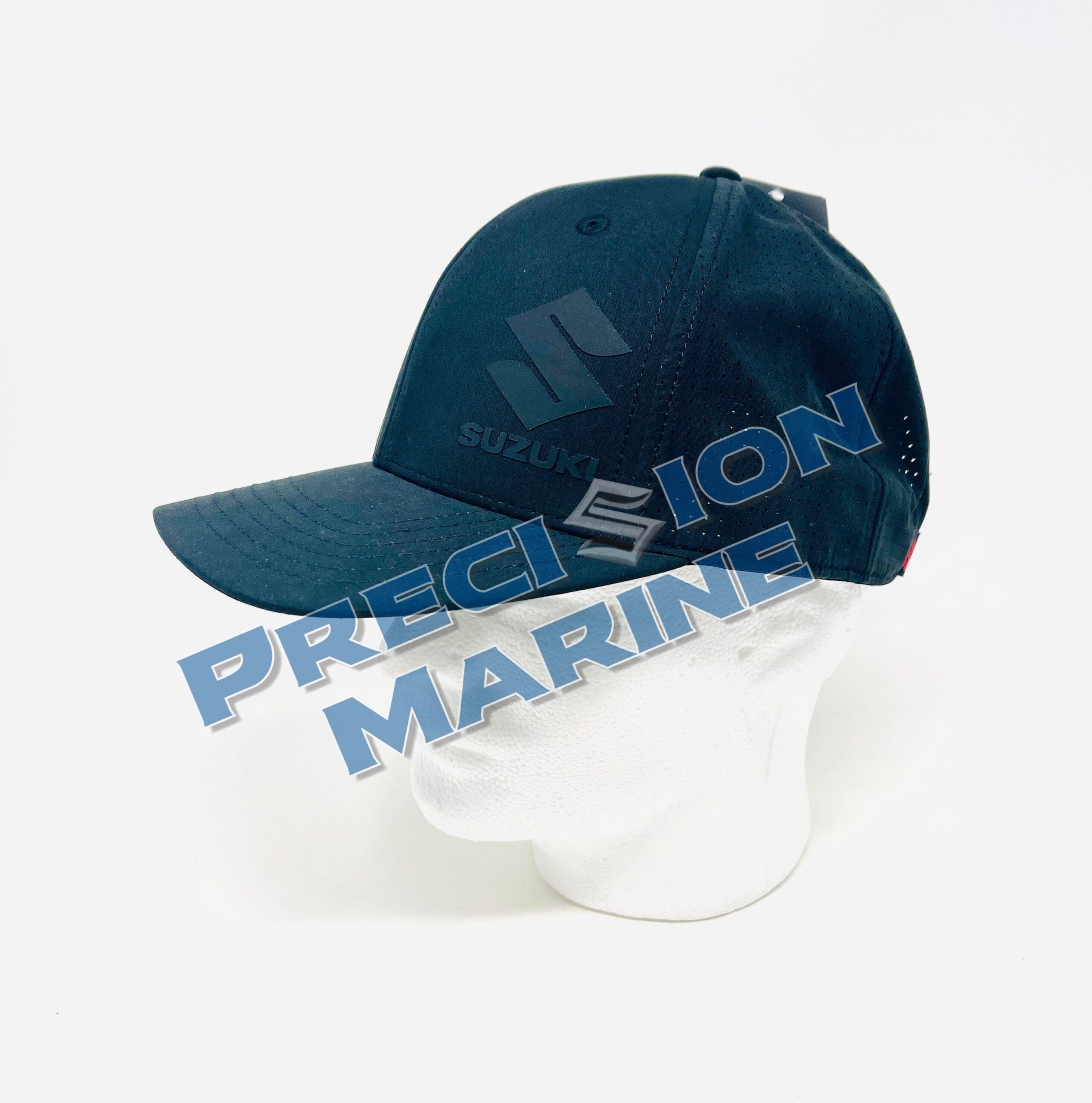 Suzuki Matte Black Performance Hat - Precision Marine