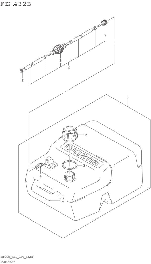 Fuel Tank (SEE NOTE 1) | 71938 | Precision Marine